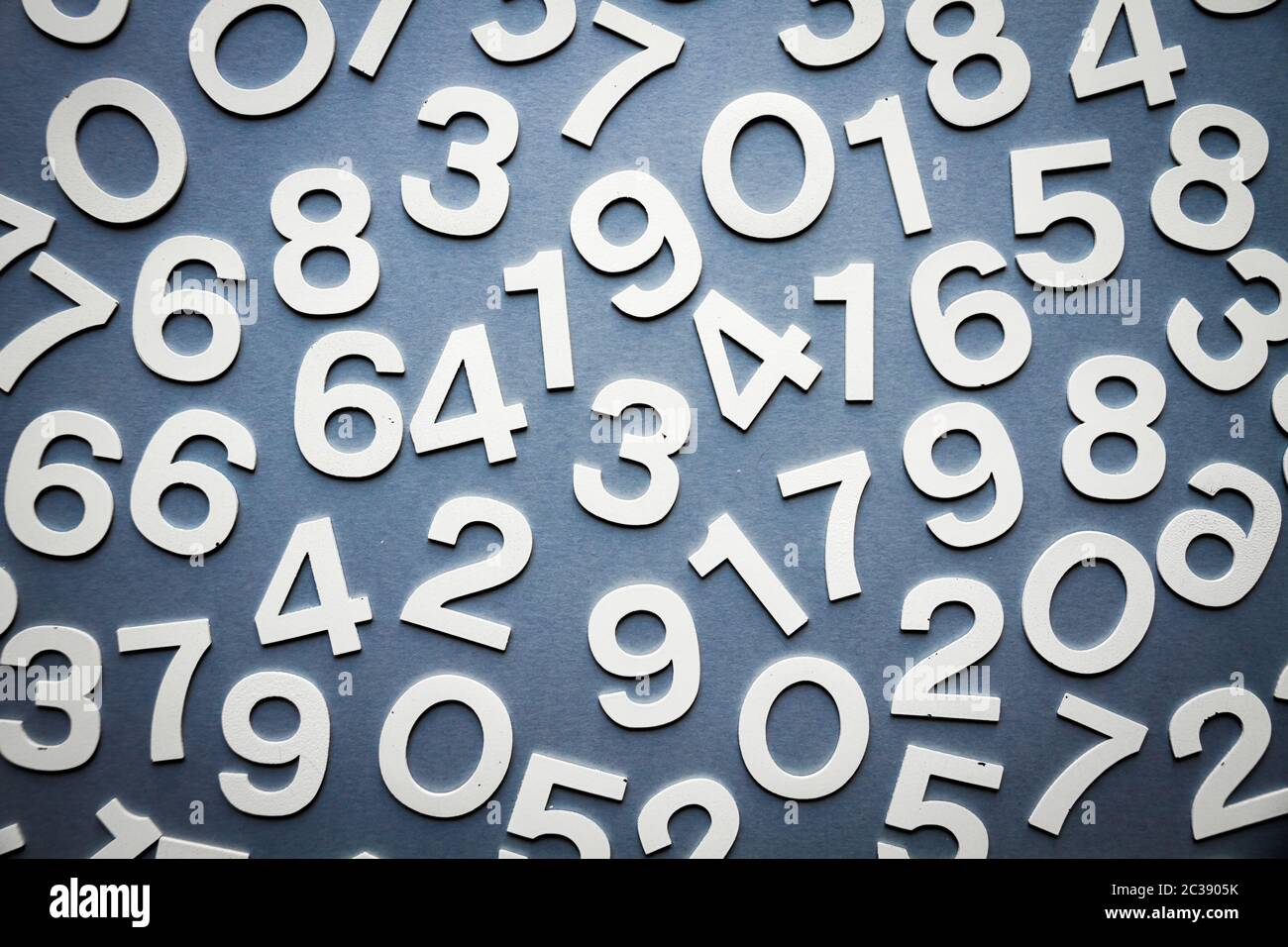Mathematics background made with solid numbers on a board Stock Photo ...