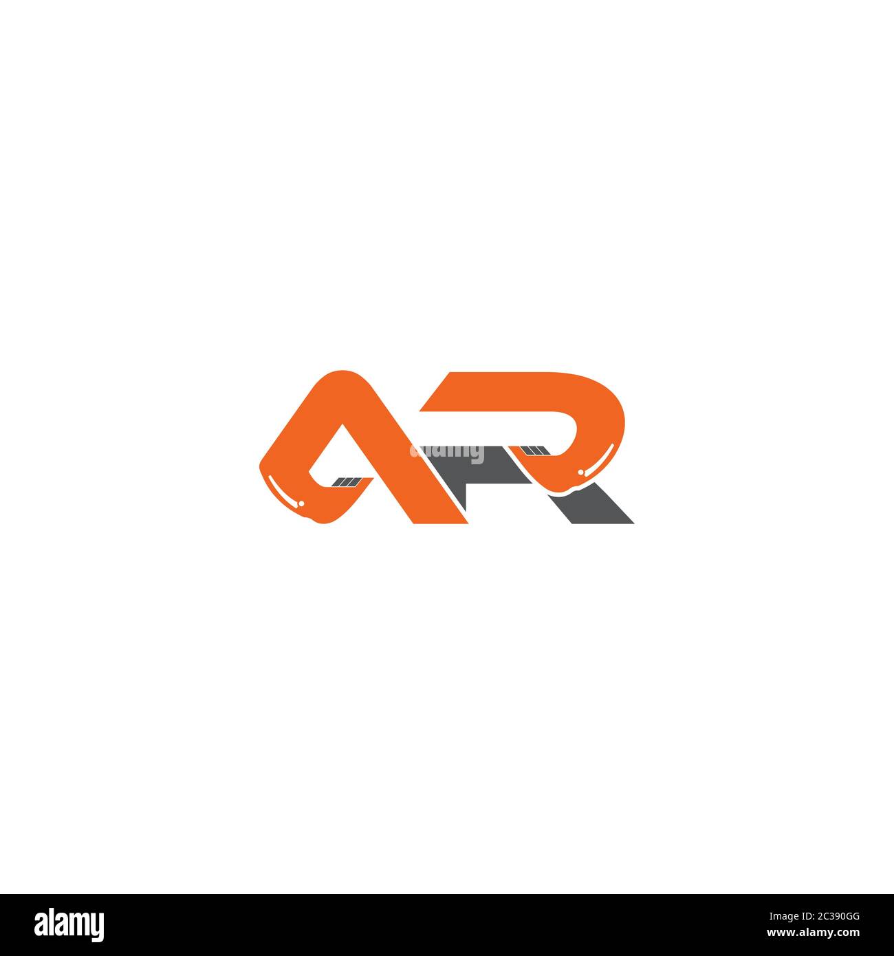 Letter ar vector vectors hi-res stock photography and images - Alamy