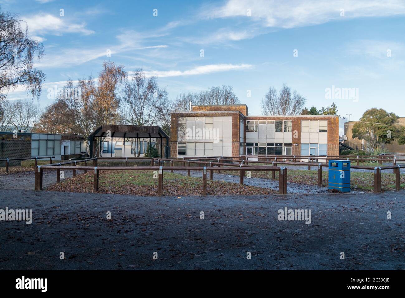 Typical secondary school buildings, Kent, UK Stock Photo - Alamy