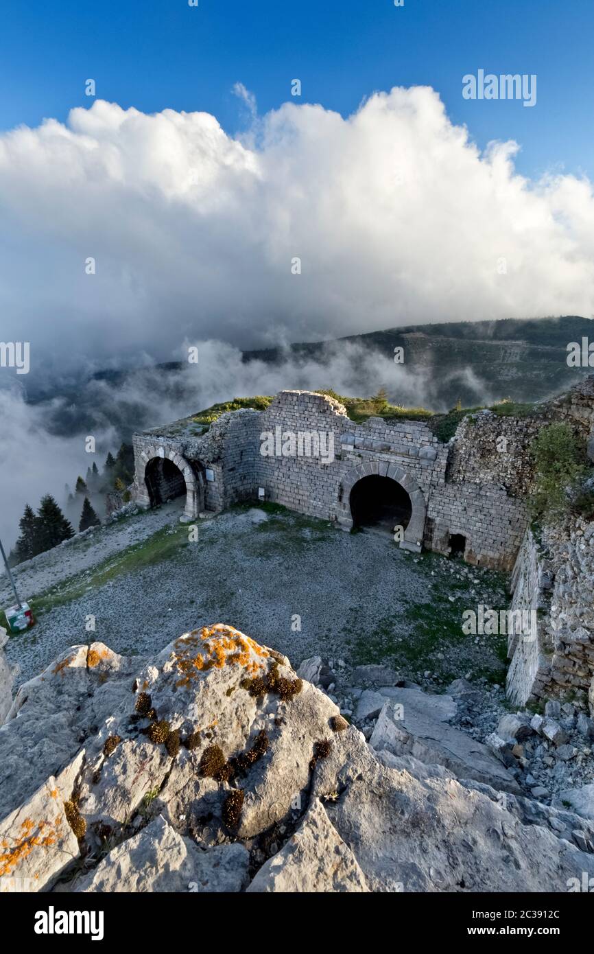 Fort Campomolon: relic of the Great War at 1.853 meters above sea level ...
