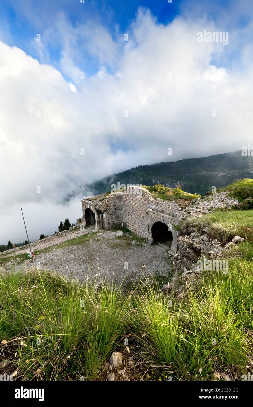 Fort Campomolon: relic of the Great War at 1.853 meters above sea level ...