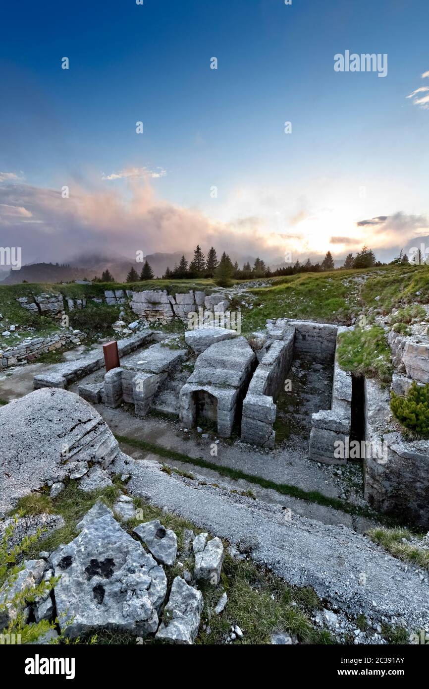 Fort Campomolon: relic of the Great War at 1.853 meters above sea level ...