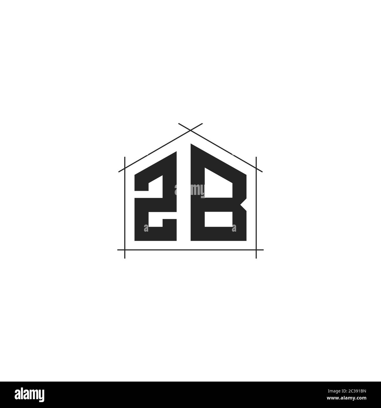 Letter zb vector vectors Stock Vector Images - Alamy