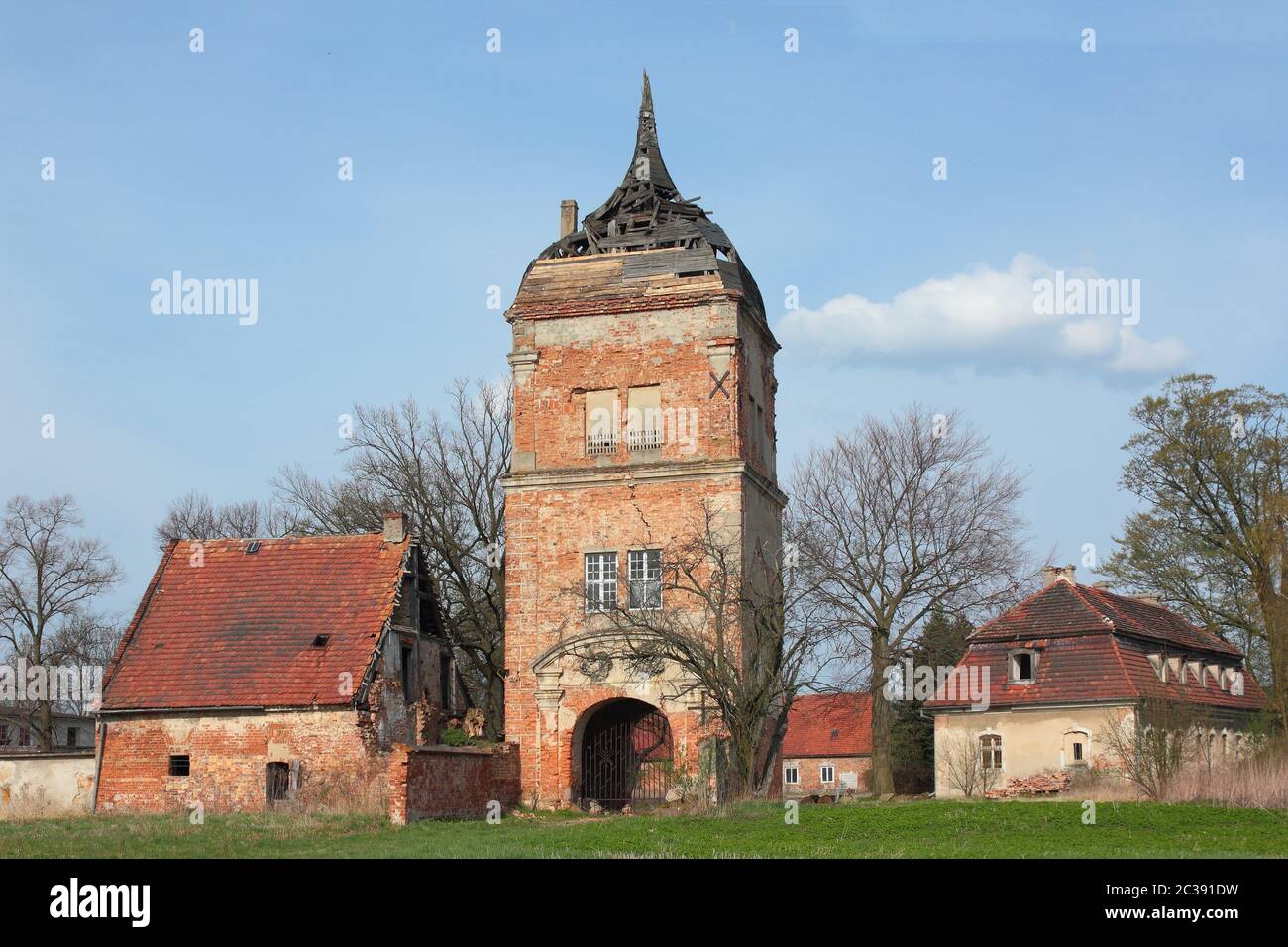 Biecz chateau in Poland Stock Photo - Alamy