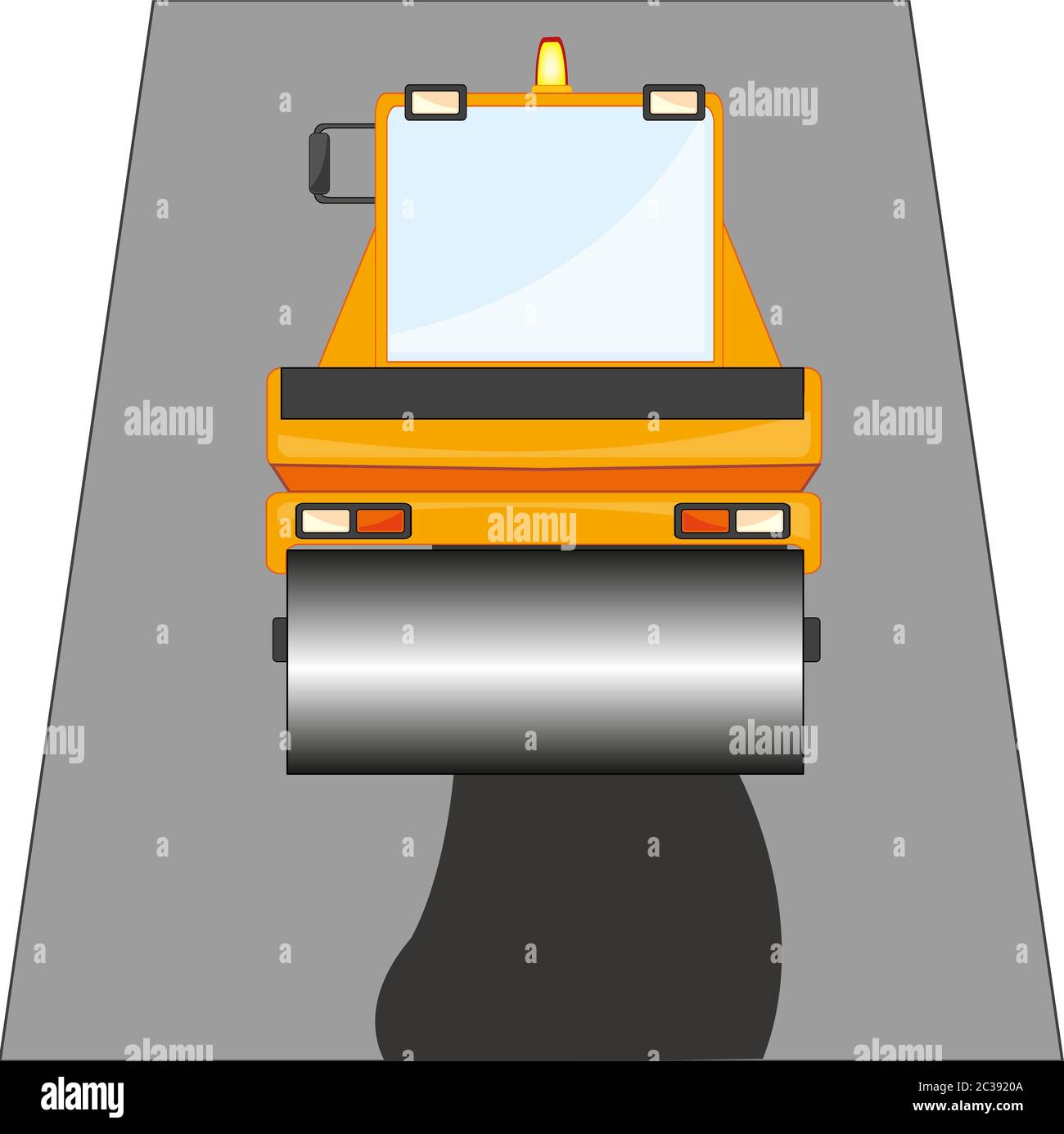 Car skating rink repairs road on white background is insulated Stock ...