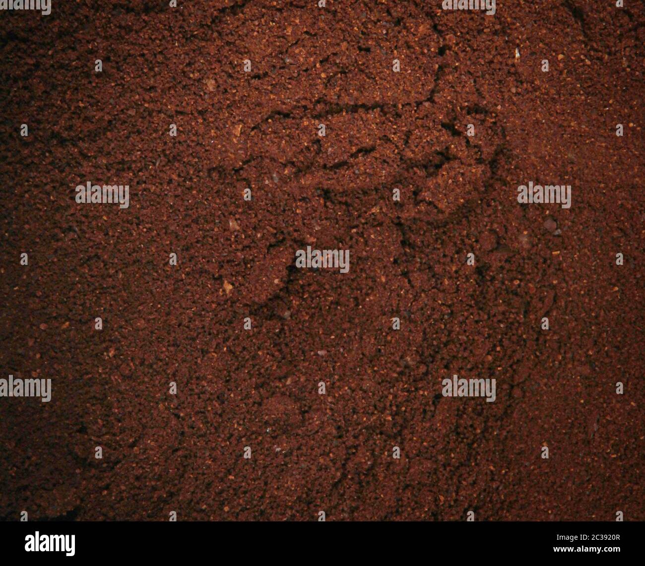 Close-up photo of freshly ground coffee Stock Photo - Alamy