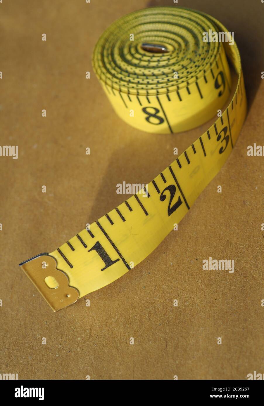 imperial measuring tape flexible ruler ribbon for tailoring Stock Photo ...