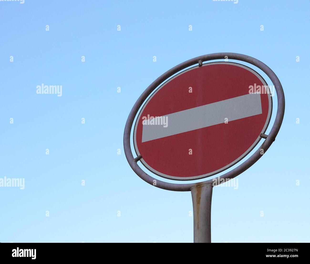 Regulatory signs, no entry for vehicular traffic sign Stock Photo - Alamy