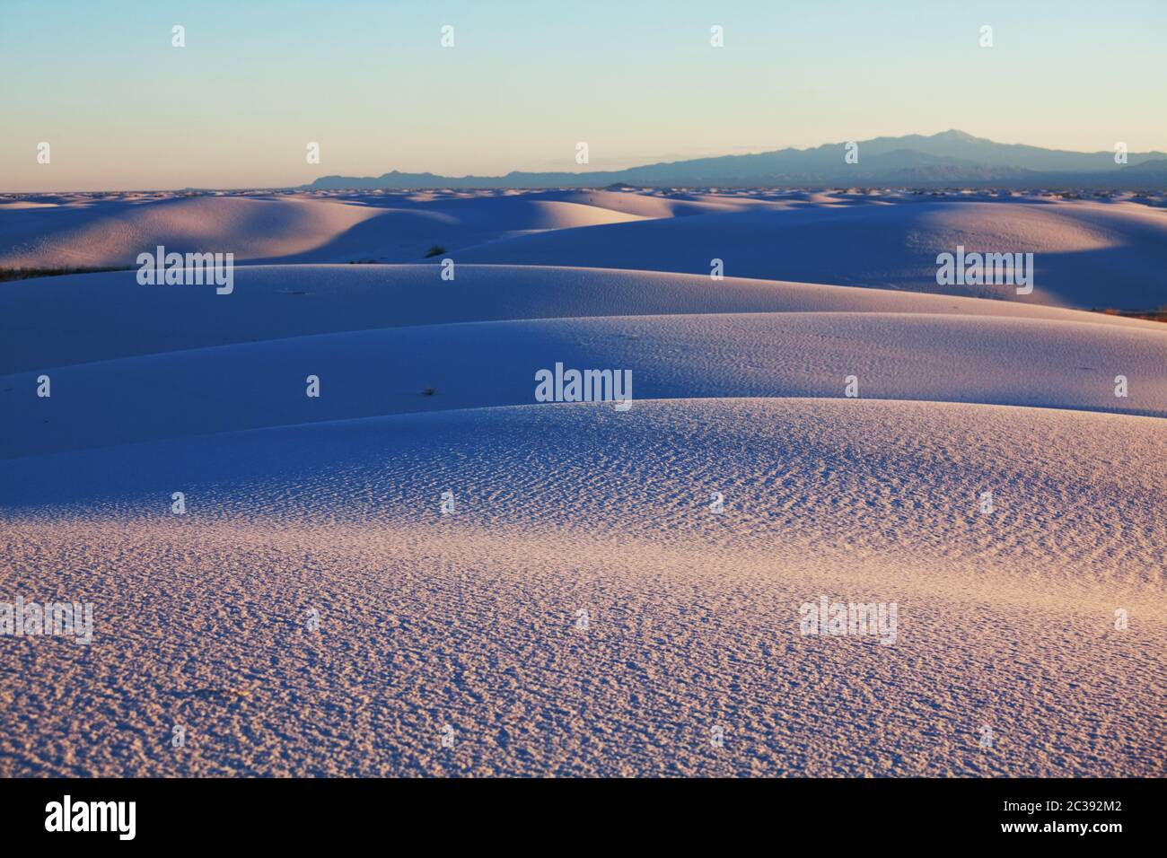 White Sand Dunes Stock Photo - Alamy