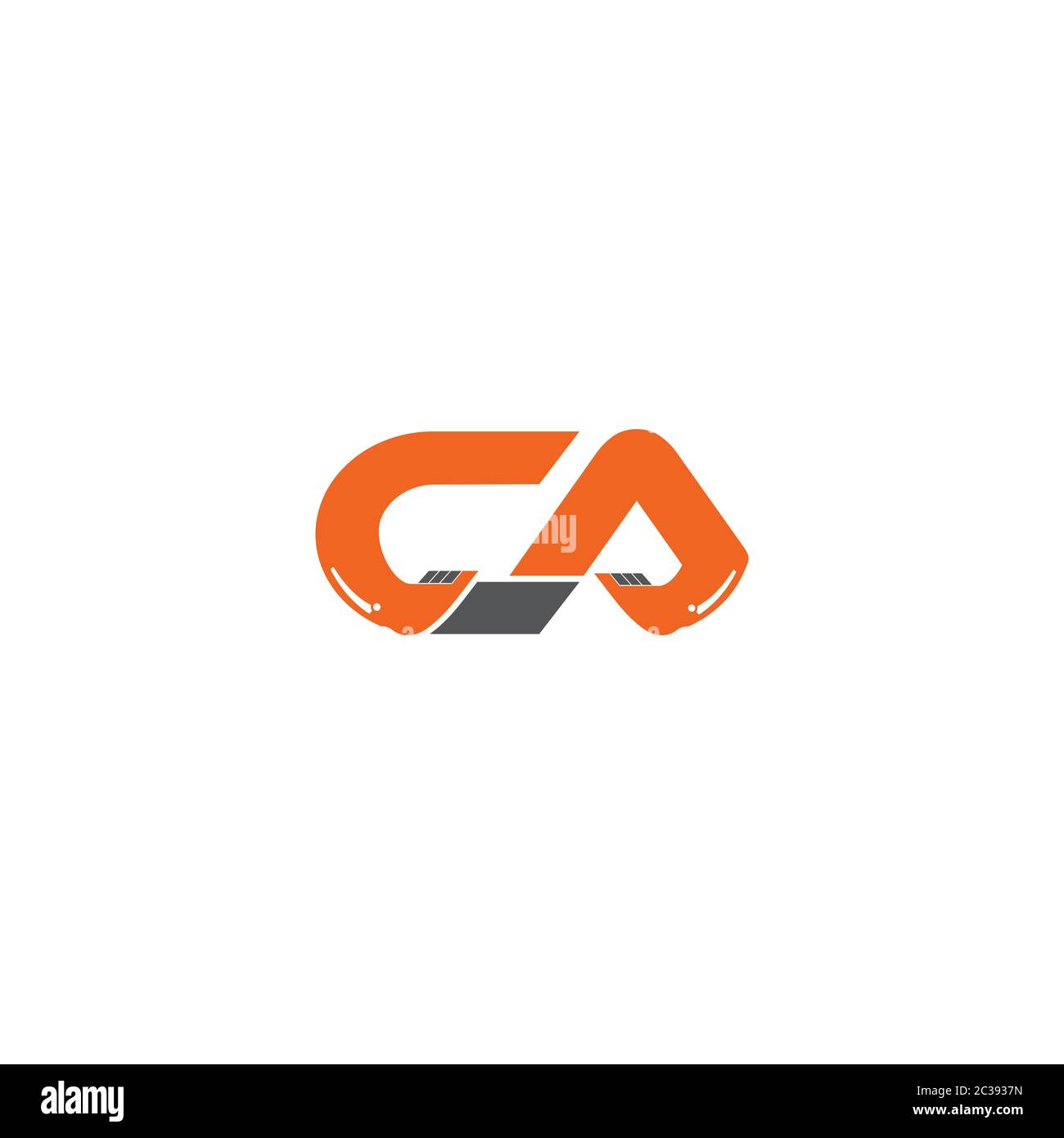 Letter ca vector vectors hi-res stock photography and images - Alamy
