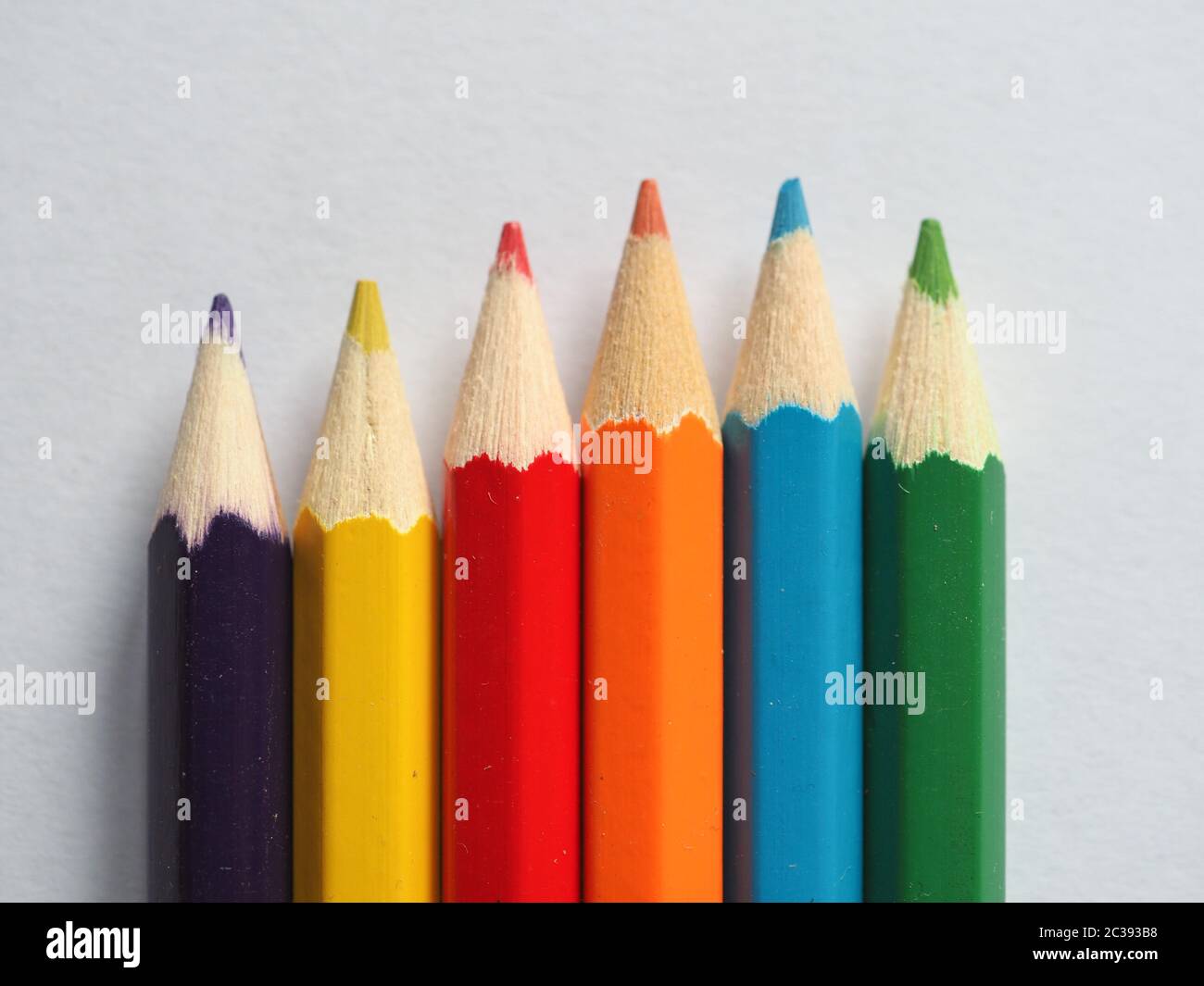 Many crayons different colors hi-res stock photography and images - Alamy