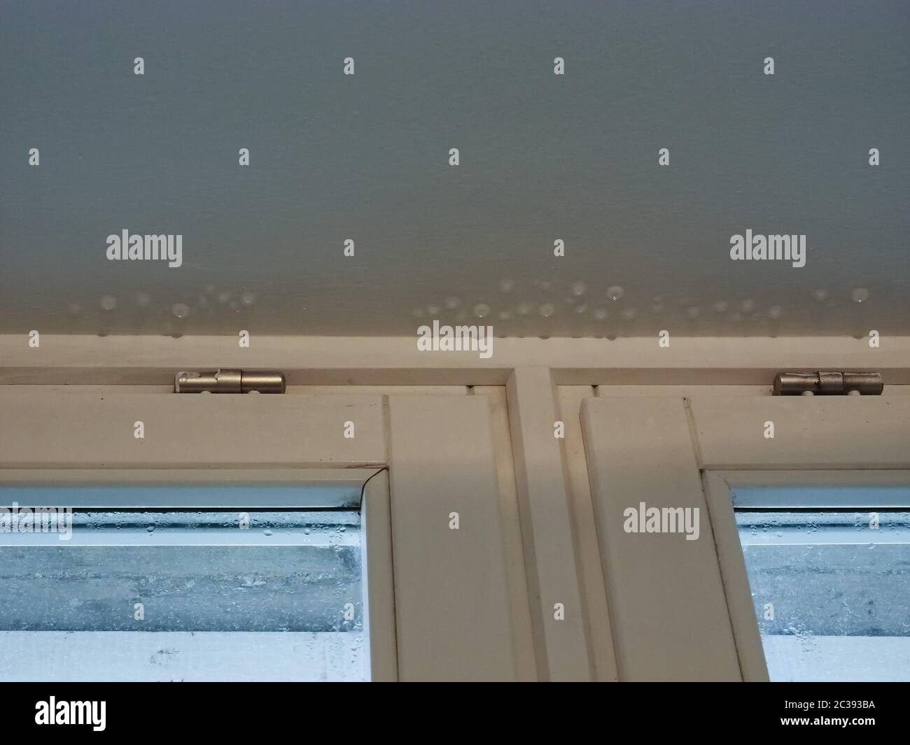 water condensation due to thermal bridge (aka cold bridge or heat ...