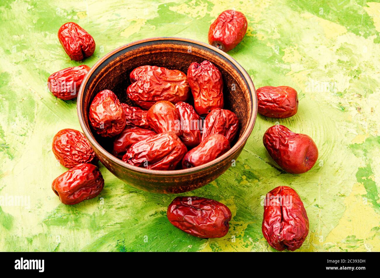 Dried unabi fruit or jujube.Medicinal and edible plant Stock Photo - Alamy