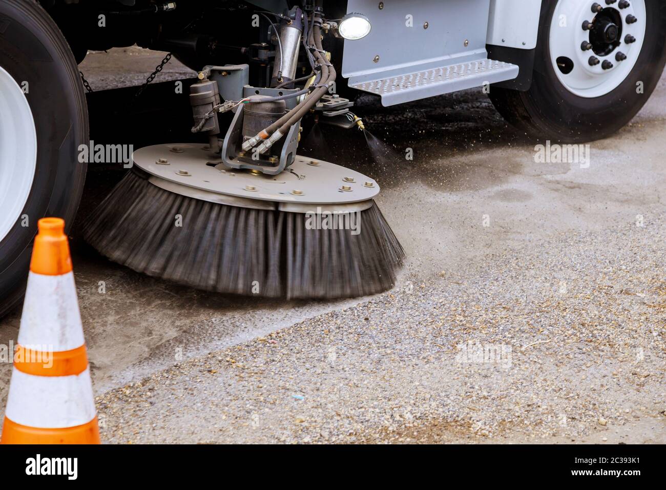 Street cleaning equipment brushes of street cleaning machine with ...