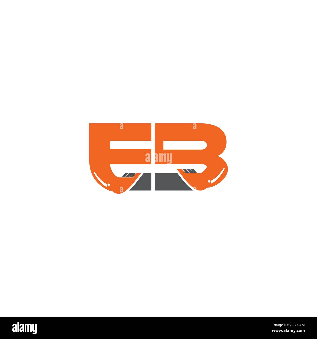 Eb font Stock Vector Images - Alamy