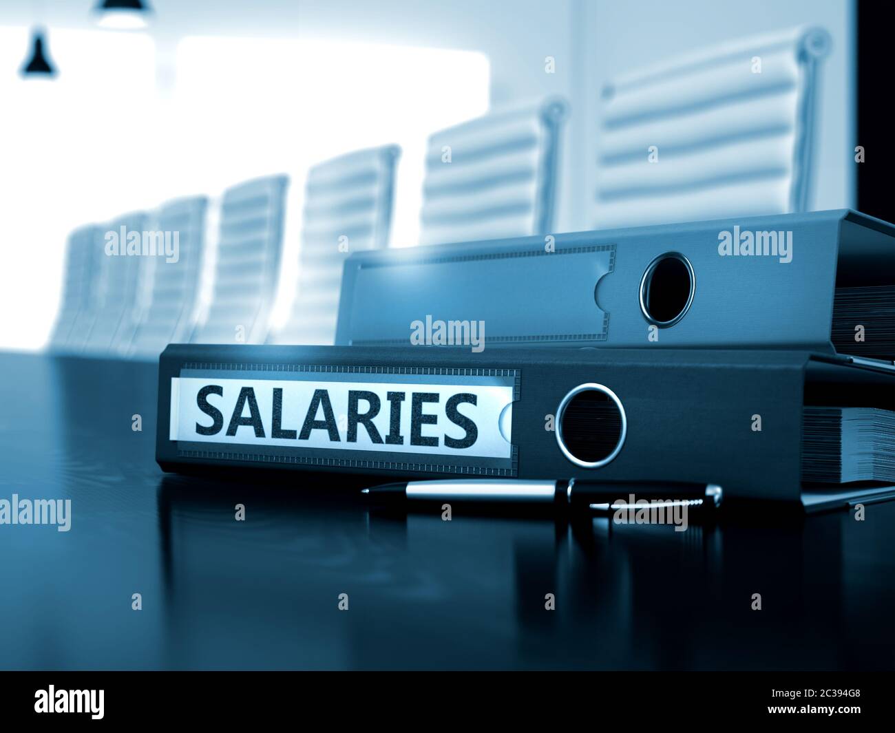 Salaries. Business Concept on Toned Background. Salaries - Business ...