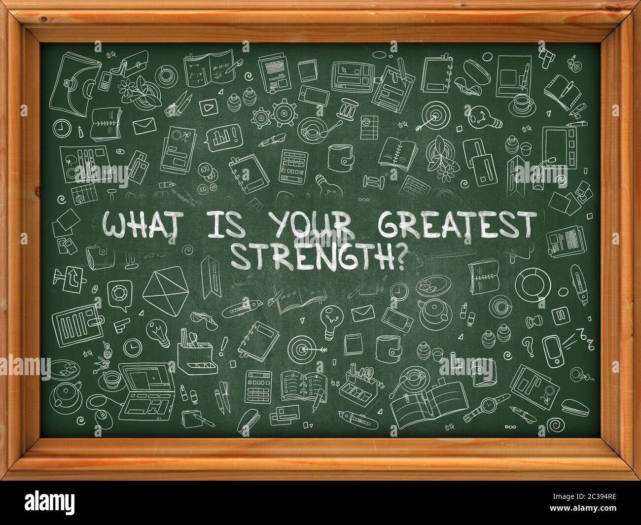 What is Your Greatest Strength - Hand Drawn on Chalkboard. What is Your ...