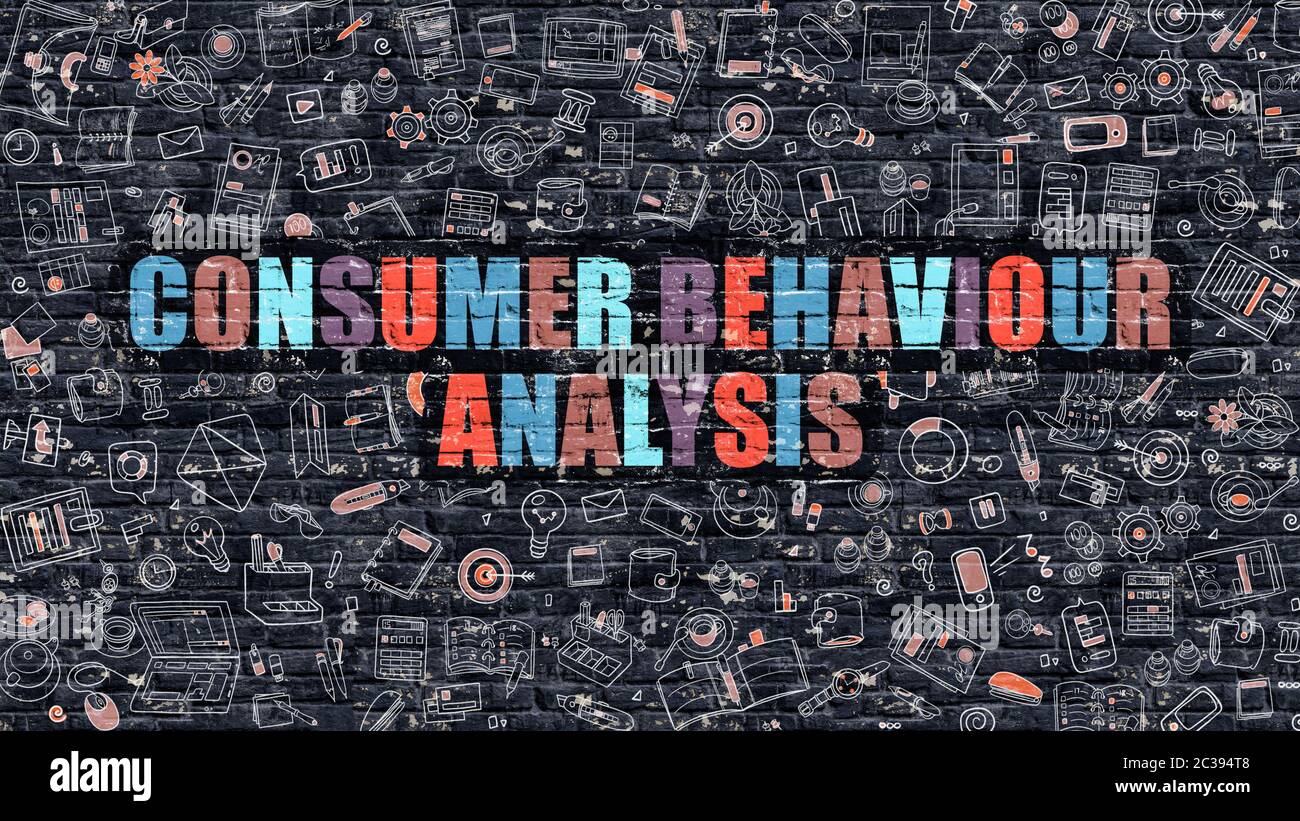 Multicolor Concept - Consumer Behaviour Analysis on Dark Brick Wall ...