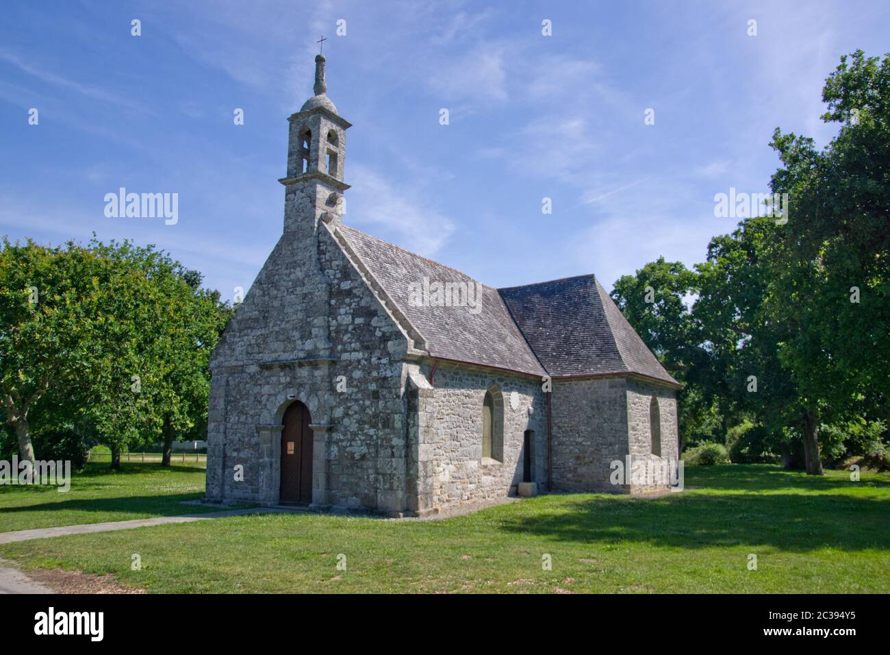 Chapelle de Kerbader, Brittany Stock Photo - Alamy