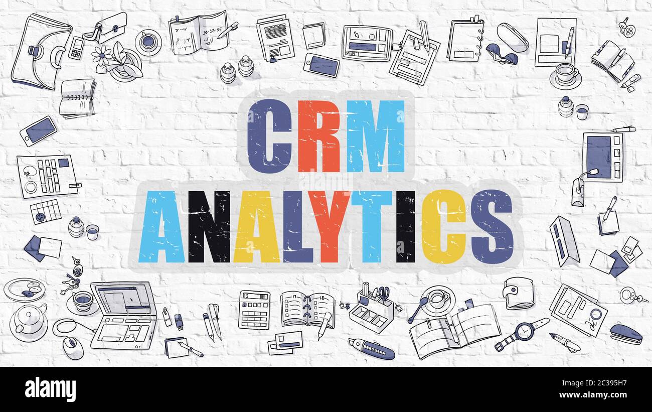 CRM - Customer Relationship Management - Analytics - Multicolor Concept ...