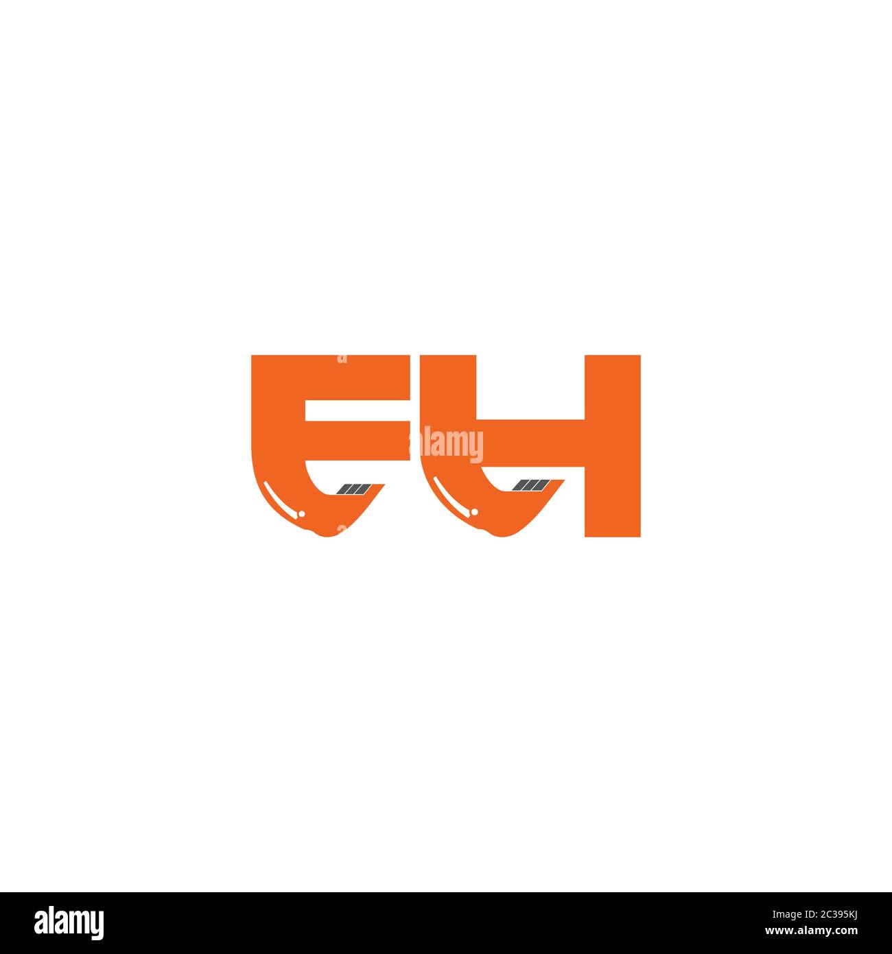 Letter fh vector vectors hi-res stock photography and images - Alamy