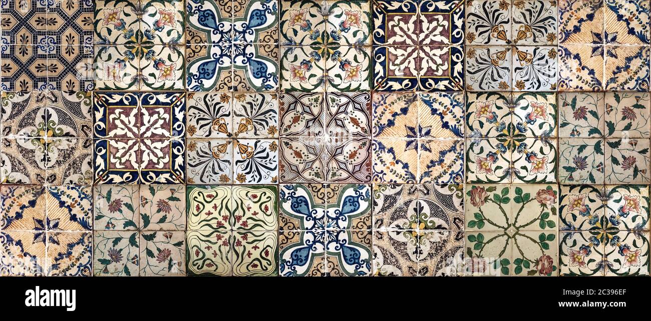 Vintage ceramic floor tiles hi-res stock photography and images - Alamy