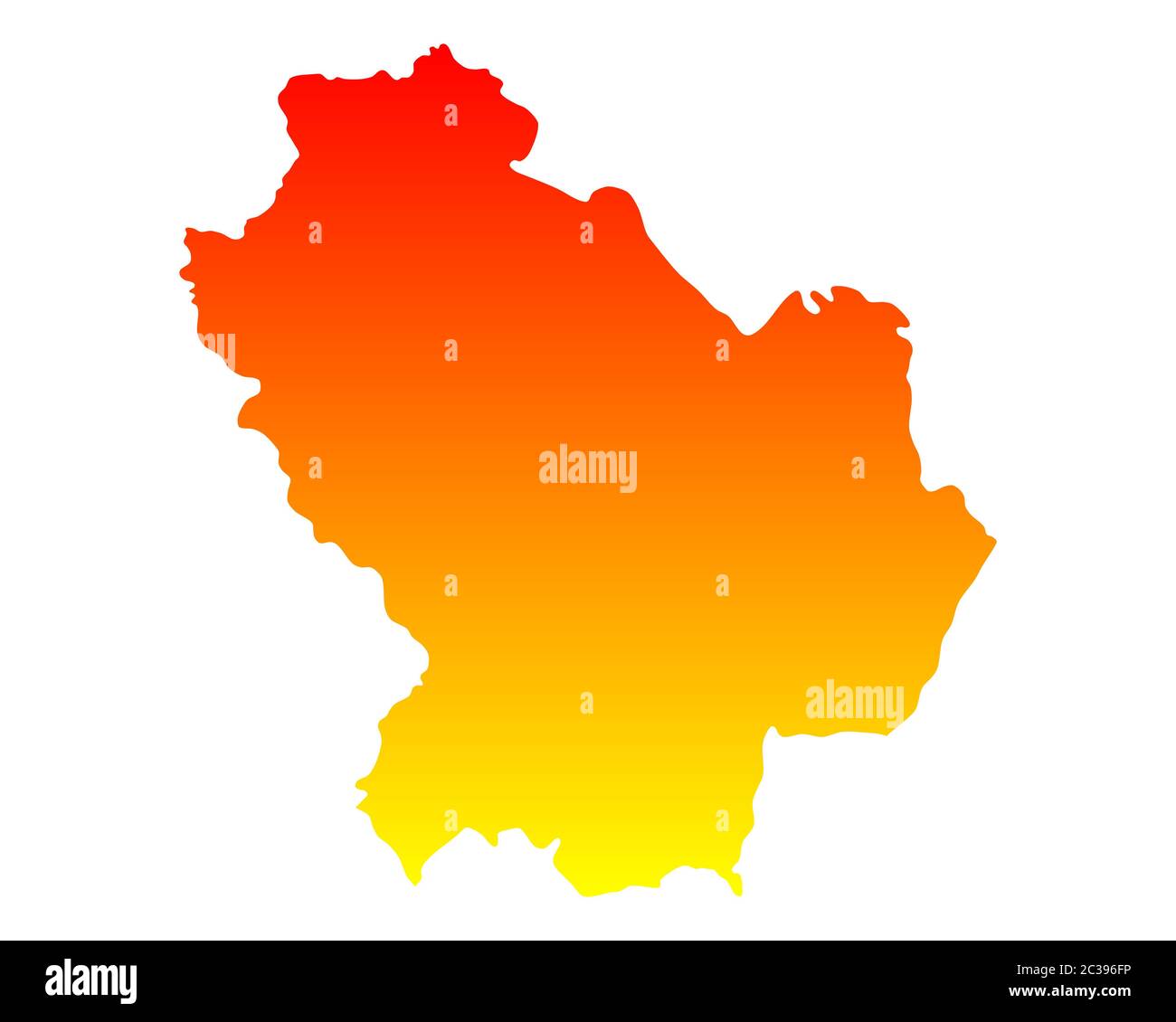 Map of Basilicata Stock Photo - Alamy