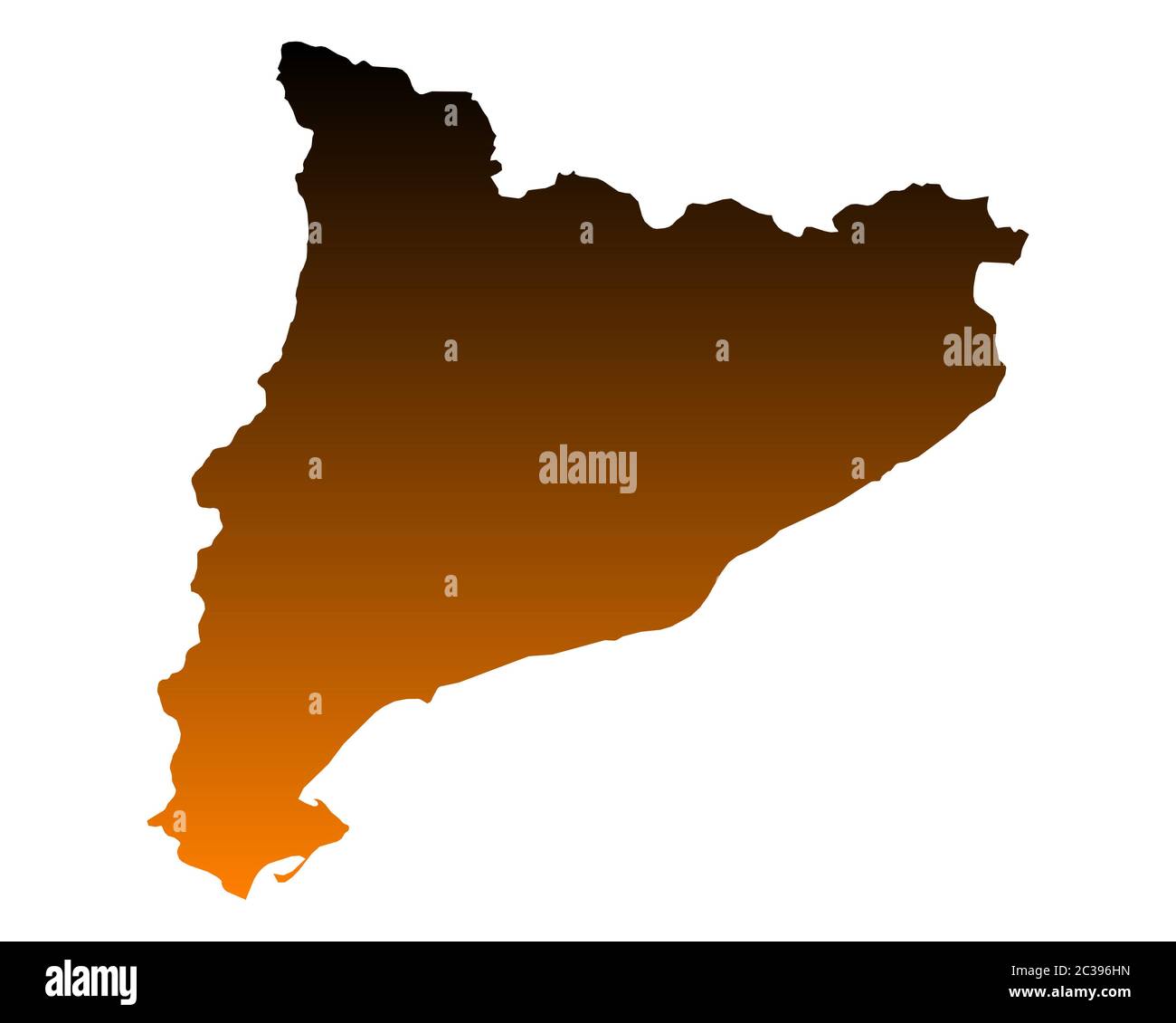 Map of catalonia hi-res stock photography and images - Alamy