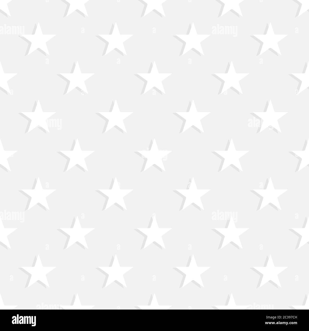 Seamless pattern of stars with shadow. White texture Stock Vector Image ...
