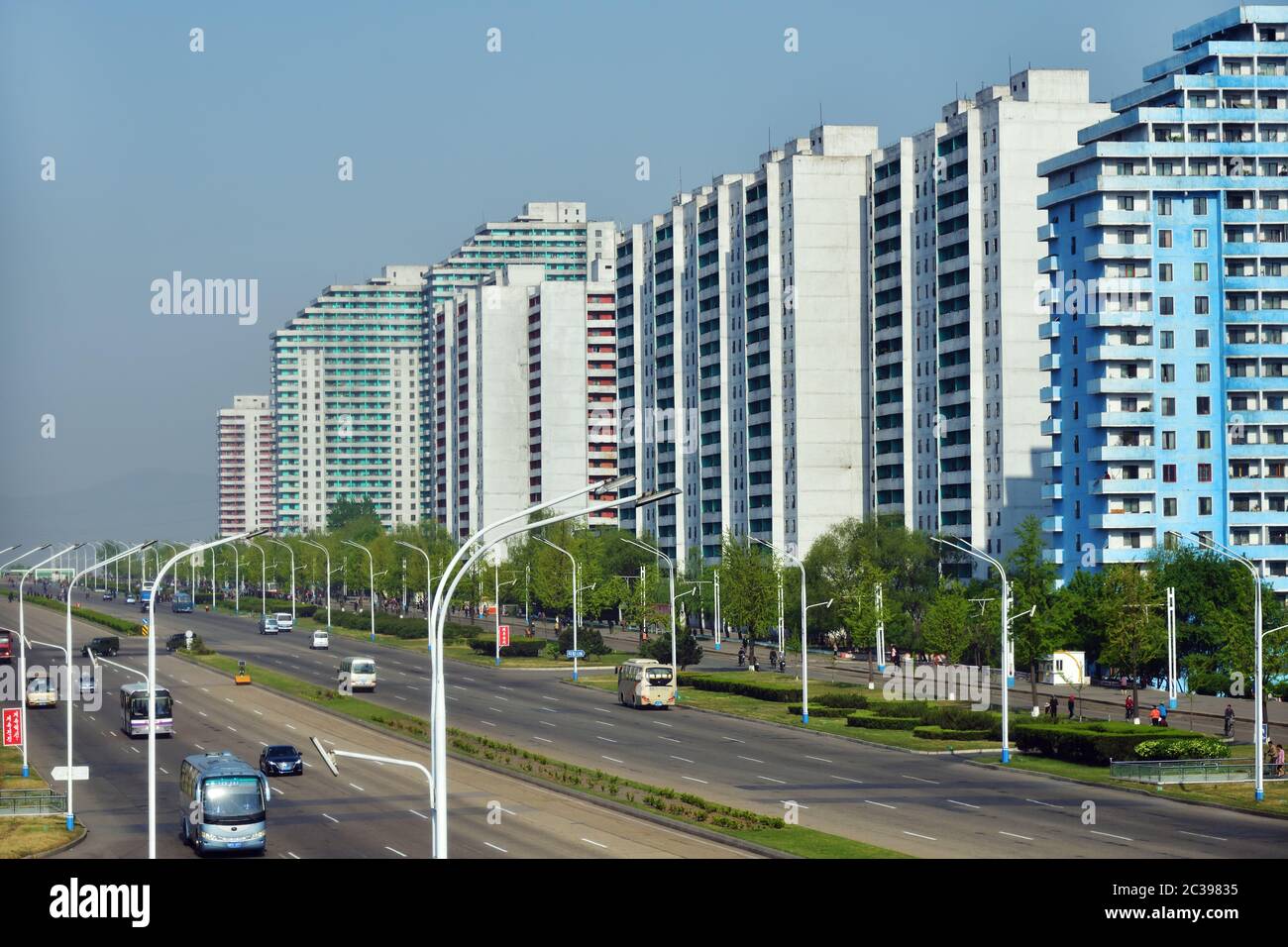 Communist style avenue hi-res stock photography and images - Alamy