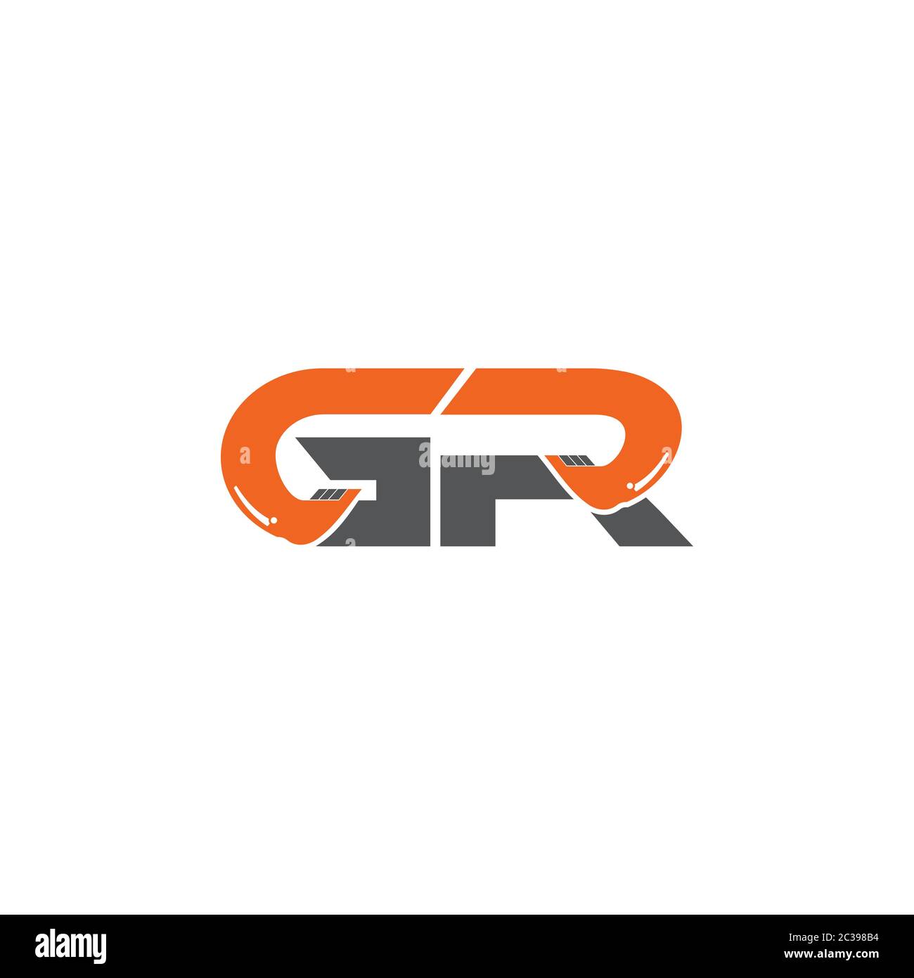 Gr letter logo Cut Out Stock Images & Pictures - Alamy