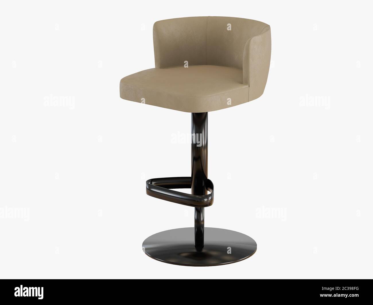 Bar stool on a white background 3d rendering Stock Photo - Alamy