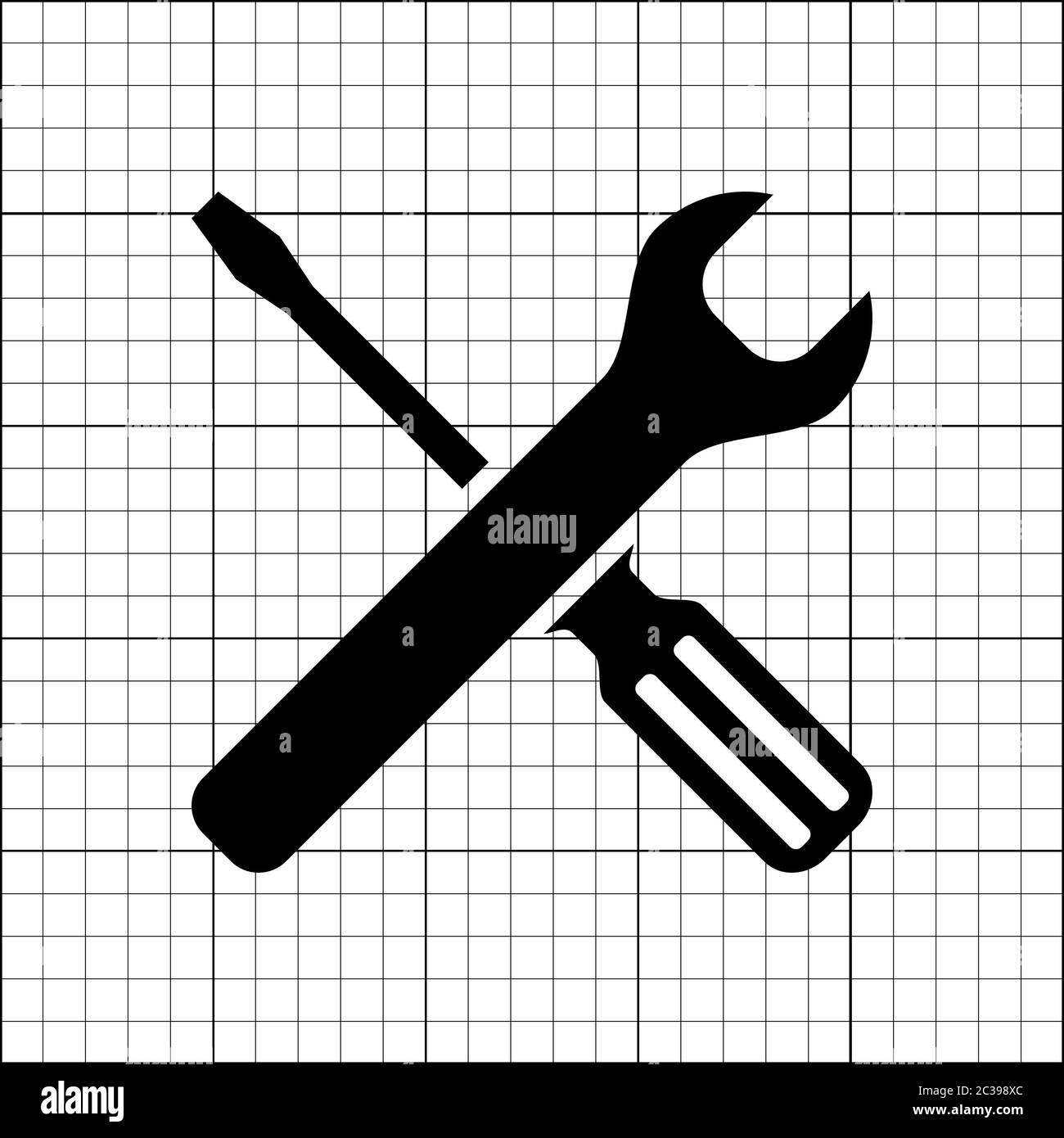 Tools and scale paper Stock Photo - Alamy