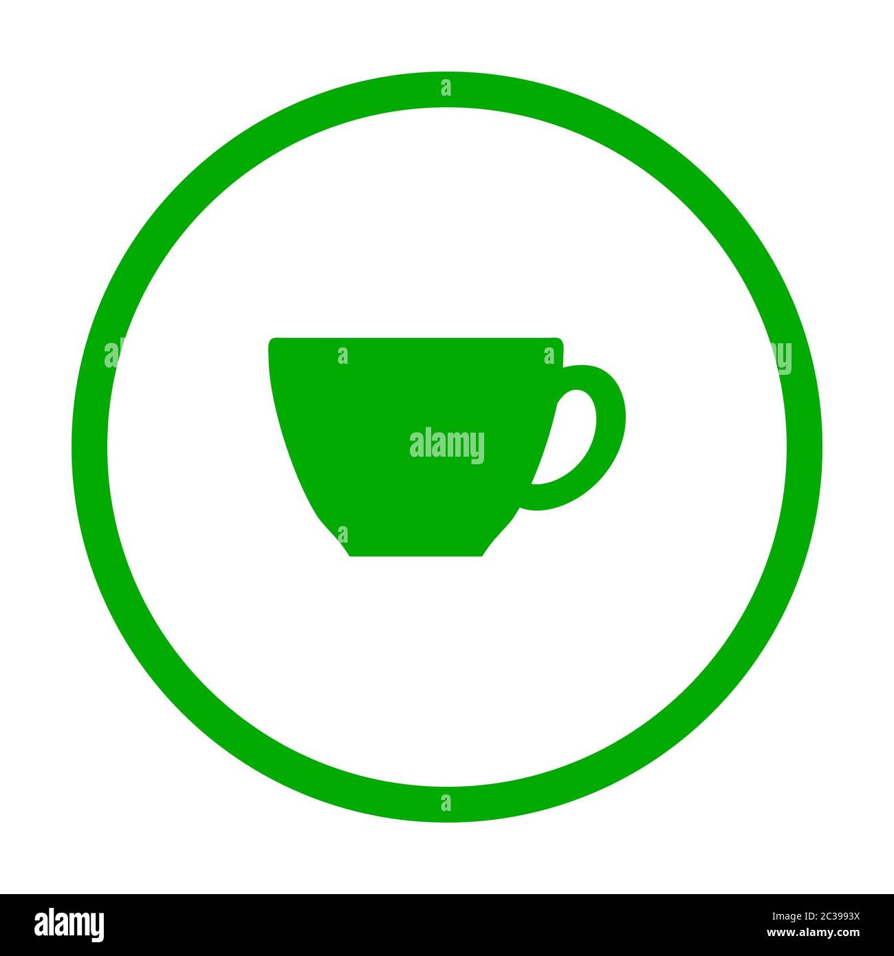 Cup and circle Stock Photo - Alamy