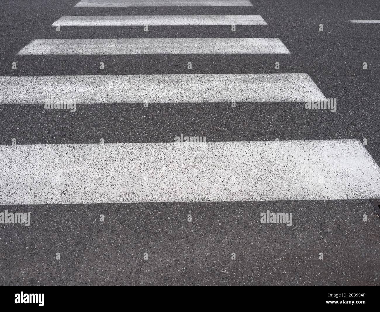 Warning signs, zebra crossing traffic sign on tarmac Stock Photo - Alamy