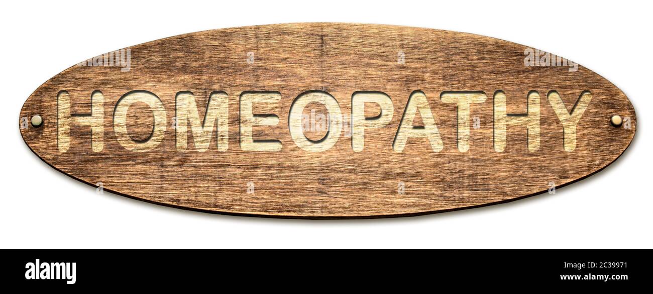 Homeopathy sign Cut Out Stock Images & Pictures - Alamy