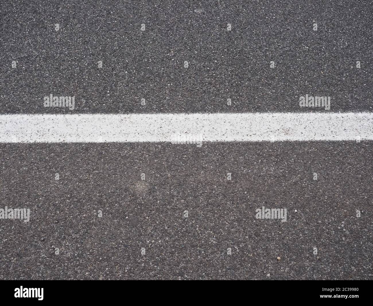 grey tarmac texture with white line useful as a background Stock Photo ...