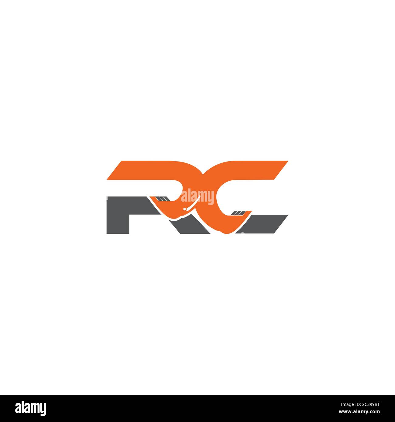 Letter rc vector vectors hi-res stock photography and images - Alamy