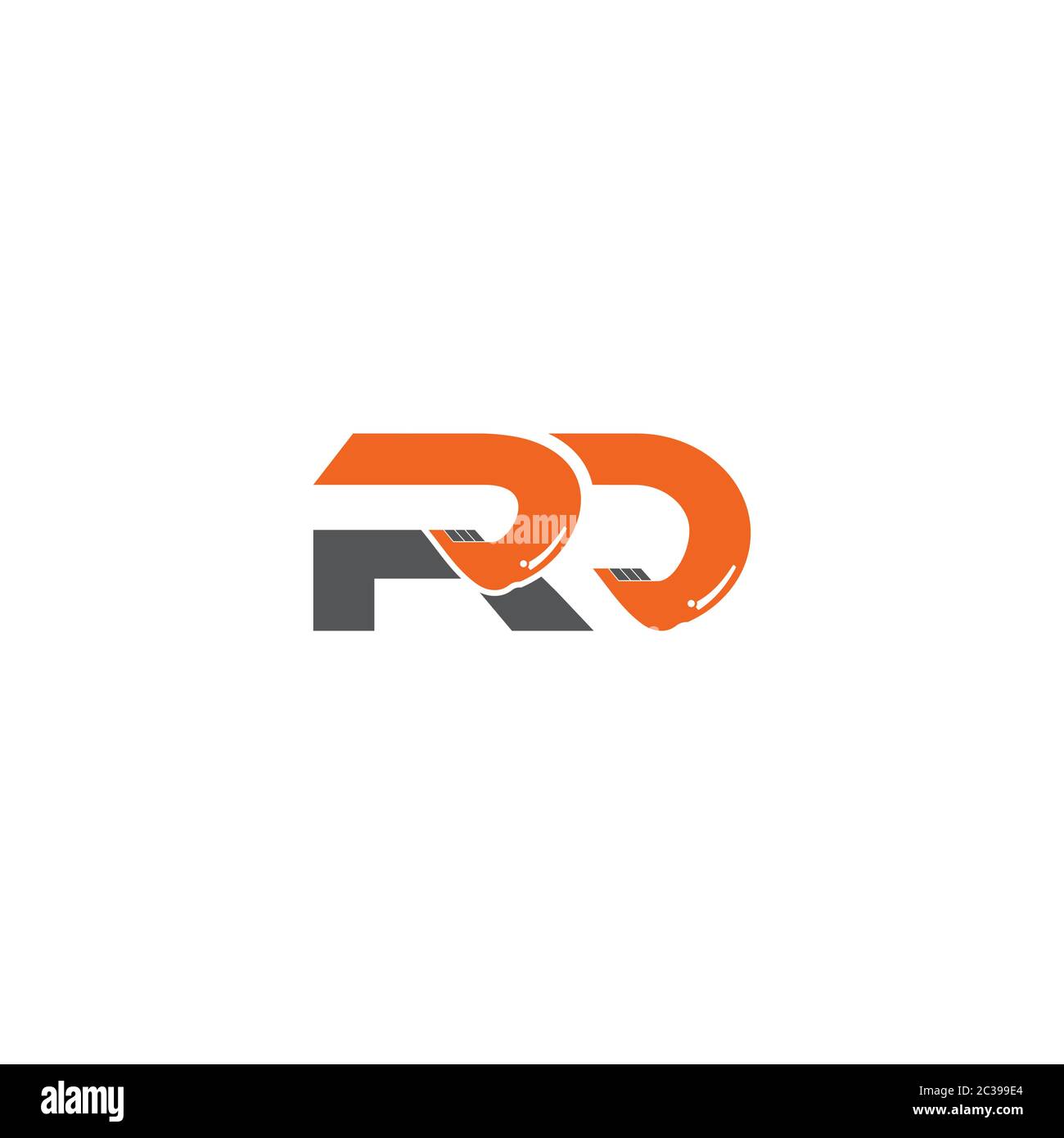 Rd Alphabet Abstract Initial Letter Logo Design Vector Template Stock Vector Image And Art Alamy