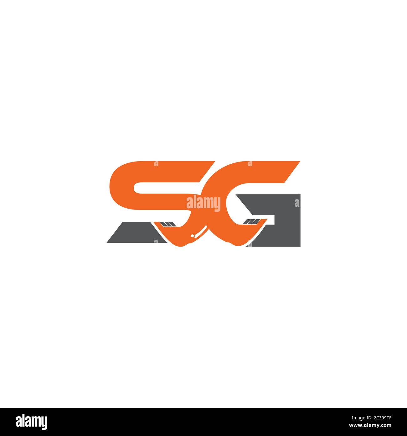Letter sg vector vectors hi-res stock photography and images - Alamy