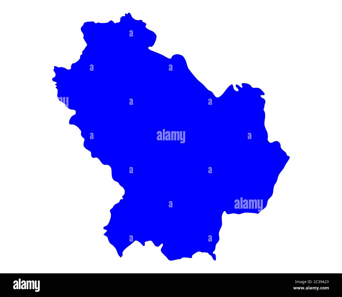 Map of Basilicata Stock Photo - Alamy