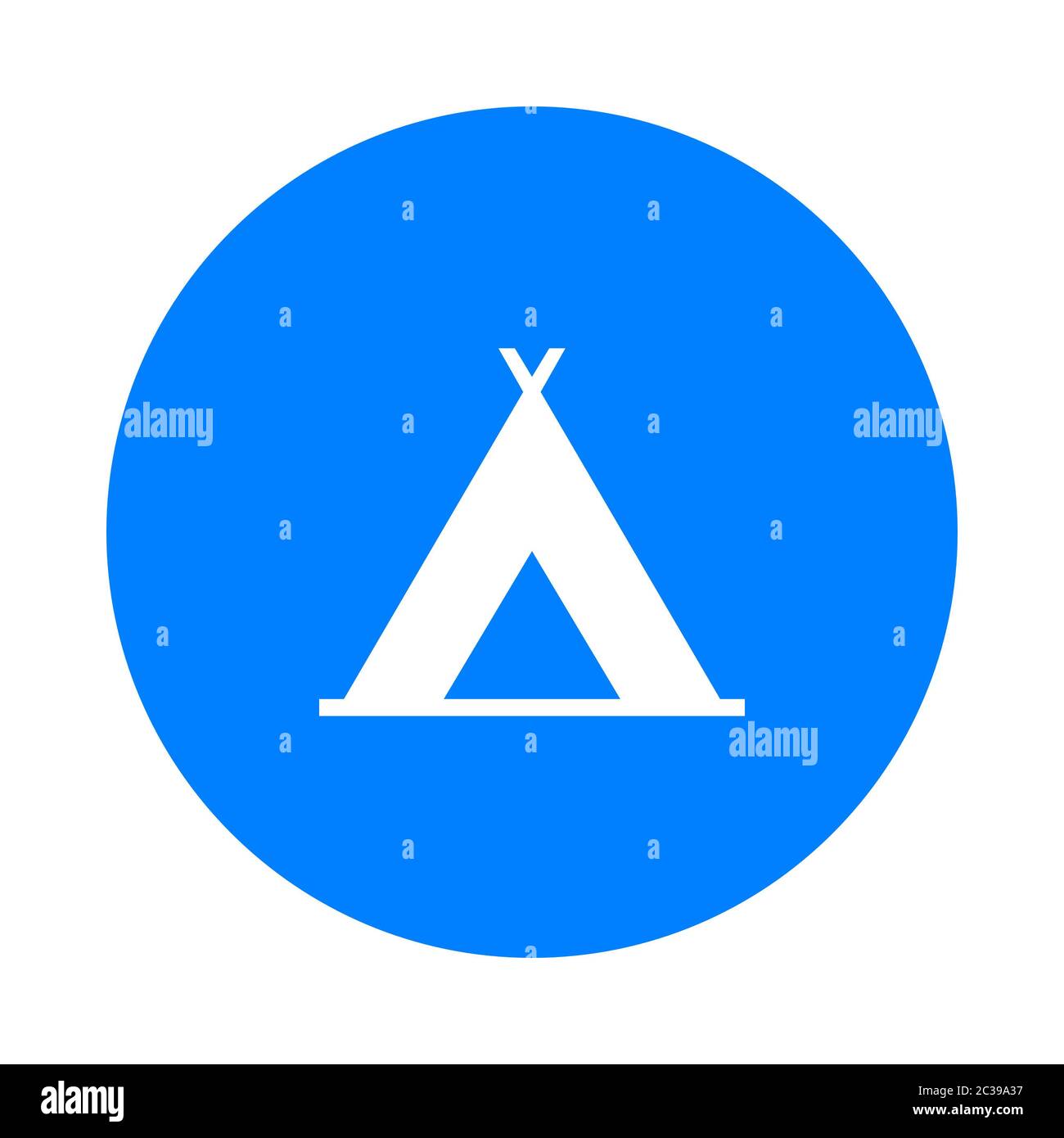 Tent and circle Stock Photo - Alamy