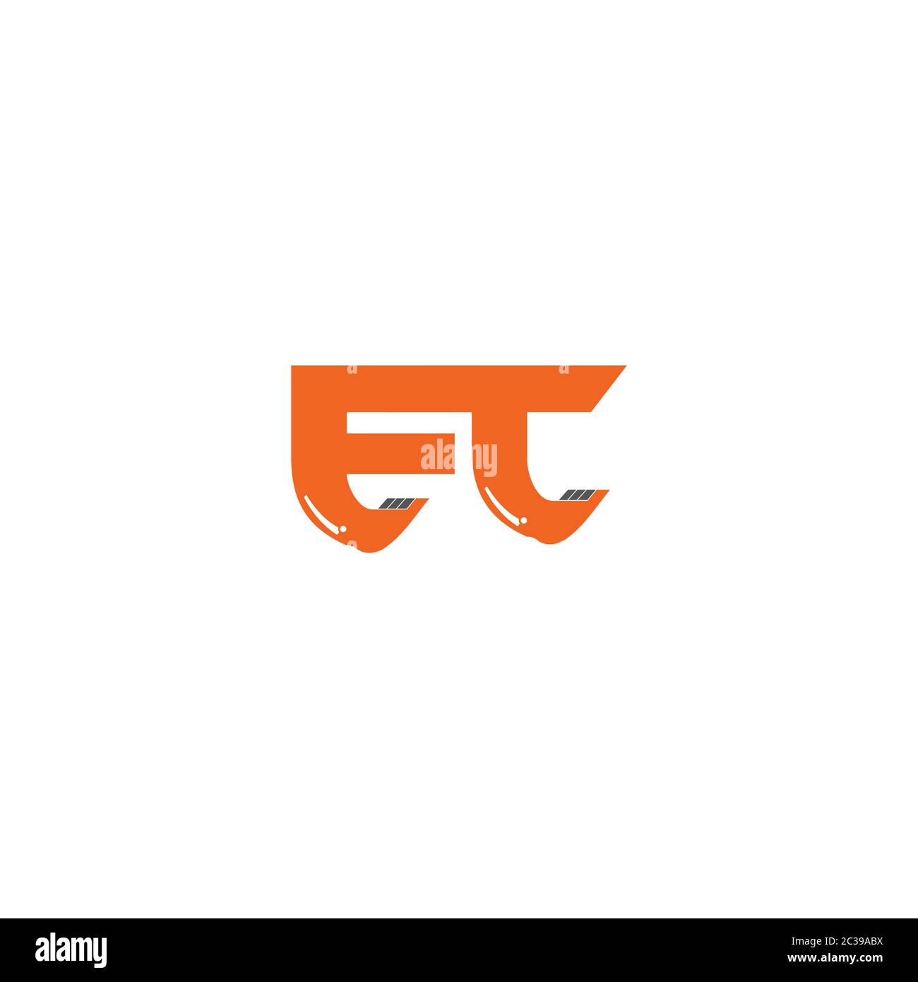 Ft logo vector design hi-res stock photography and images - Alamy