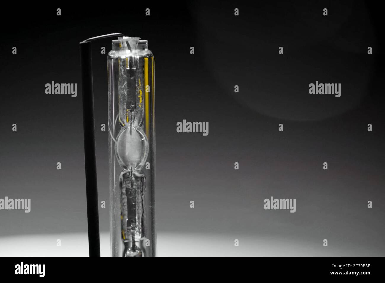 Xenon lamp on the table. The appearance of a xenon lamp Stock Photo - Alamy
