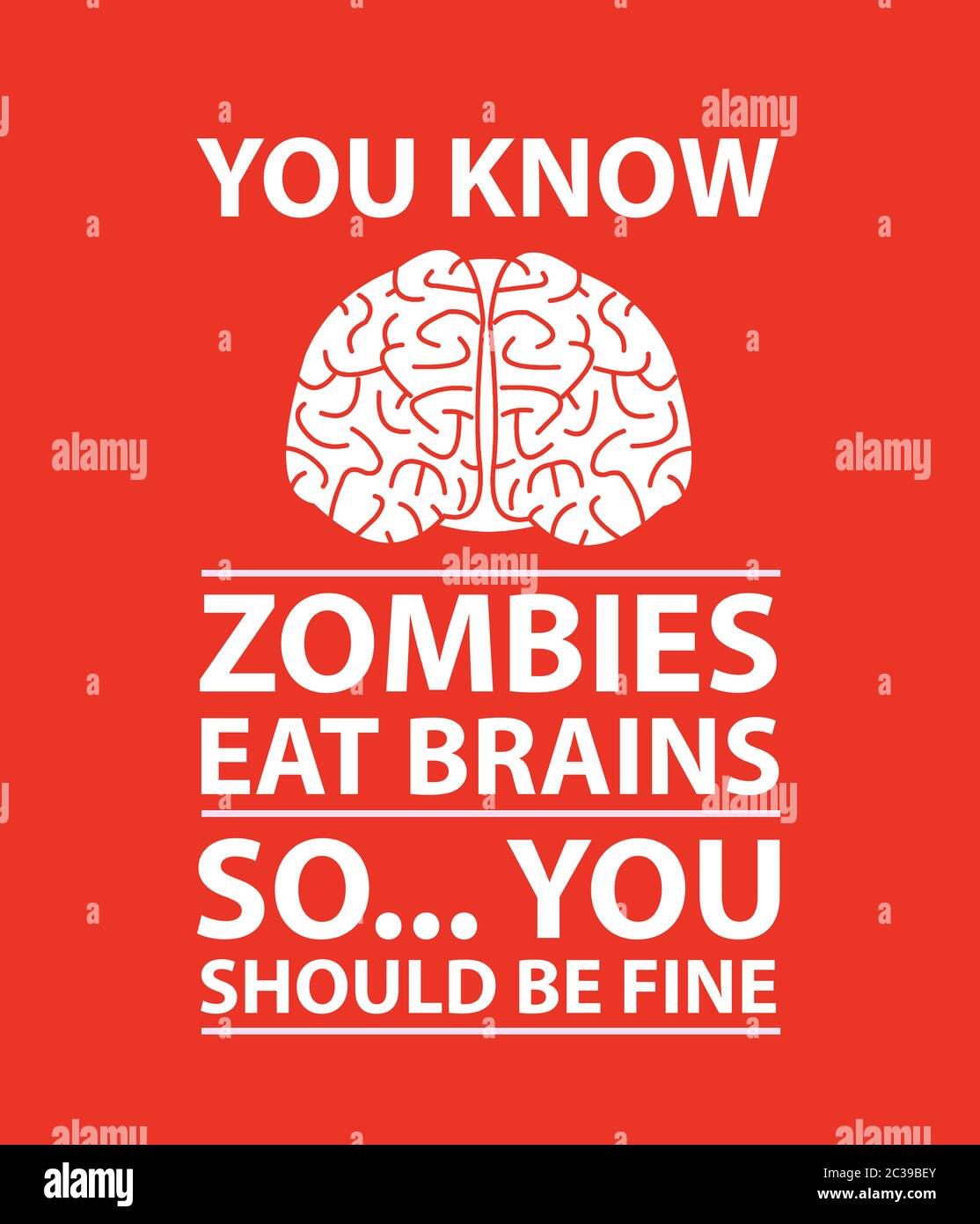 Zombies eat brains hi-res stock photography and images - Alamy