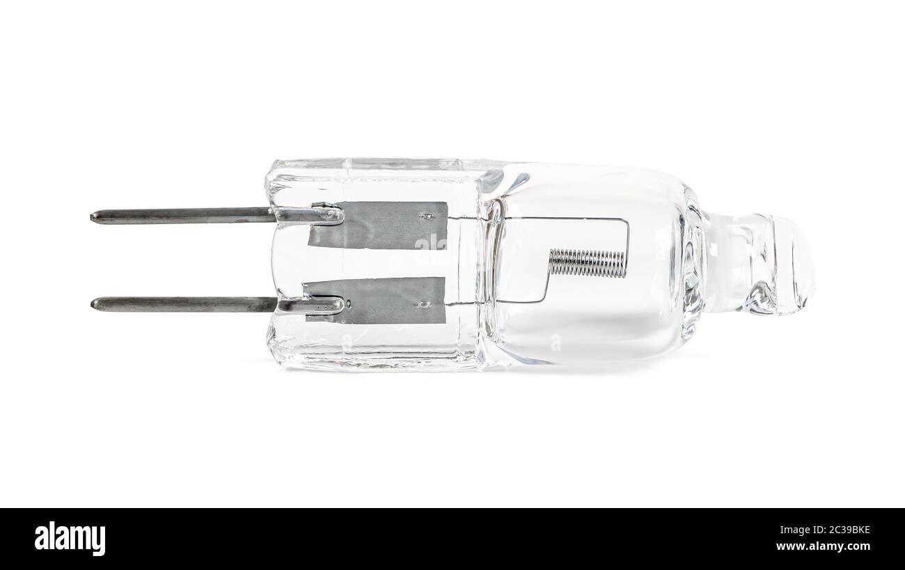 G4 halogen bulb isolated on white background with clipping path Stock ...