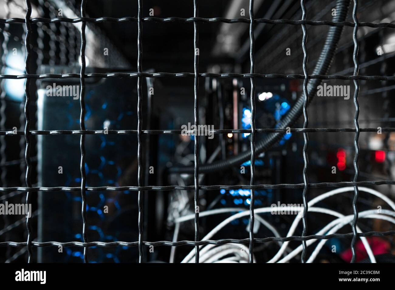 Computers in modern computer club for gamers and peoples who love ...