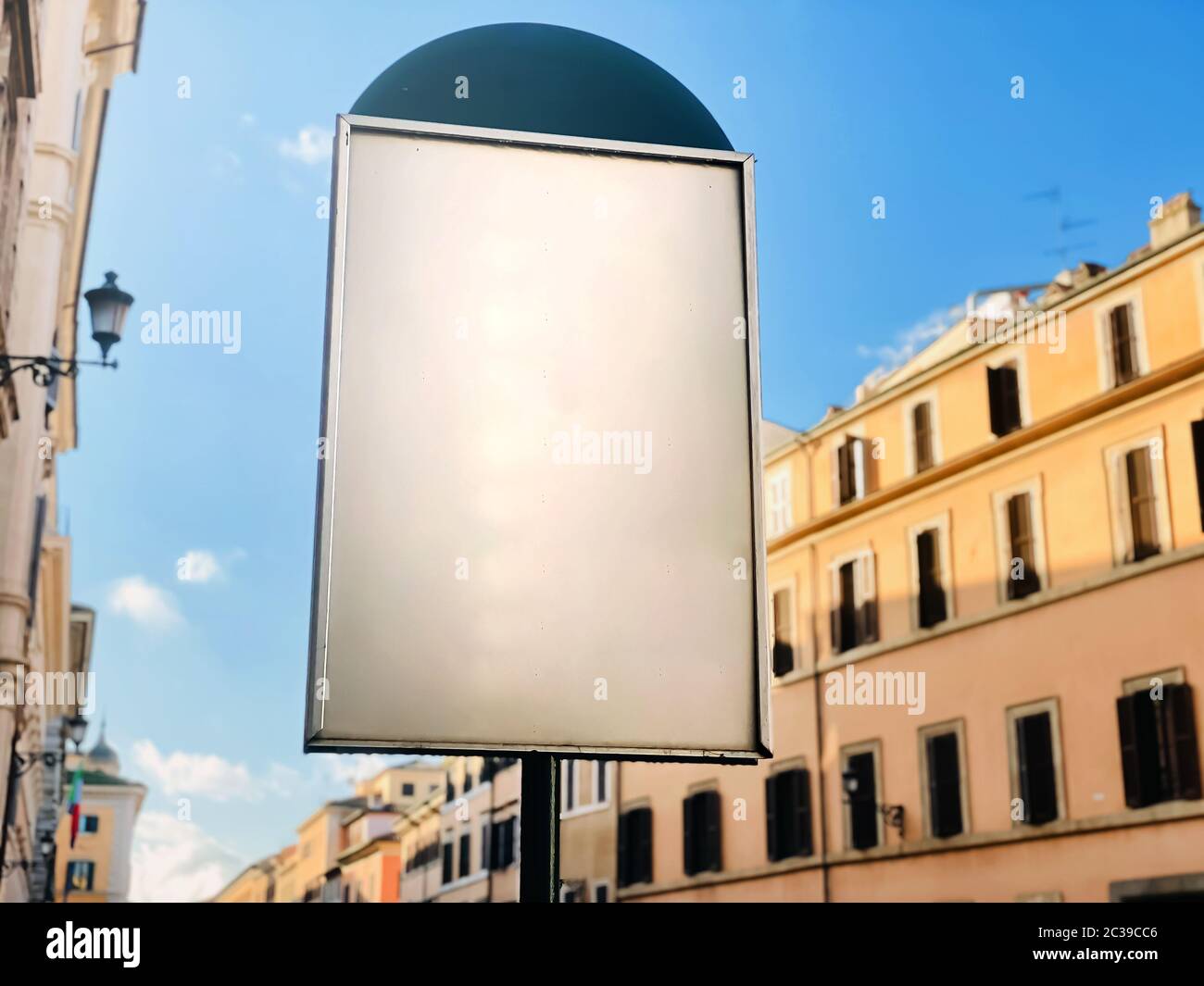 Blank street advertising poster. Ideal for mock ups. Communication and ...