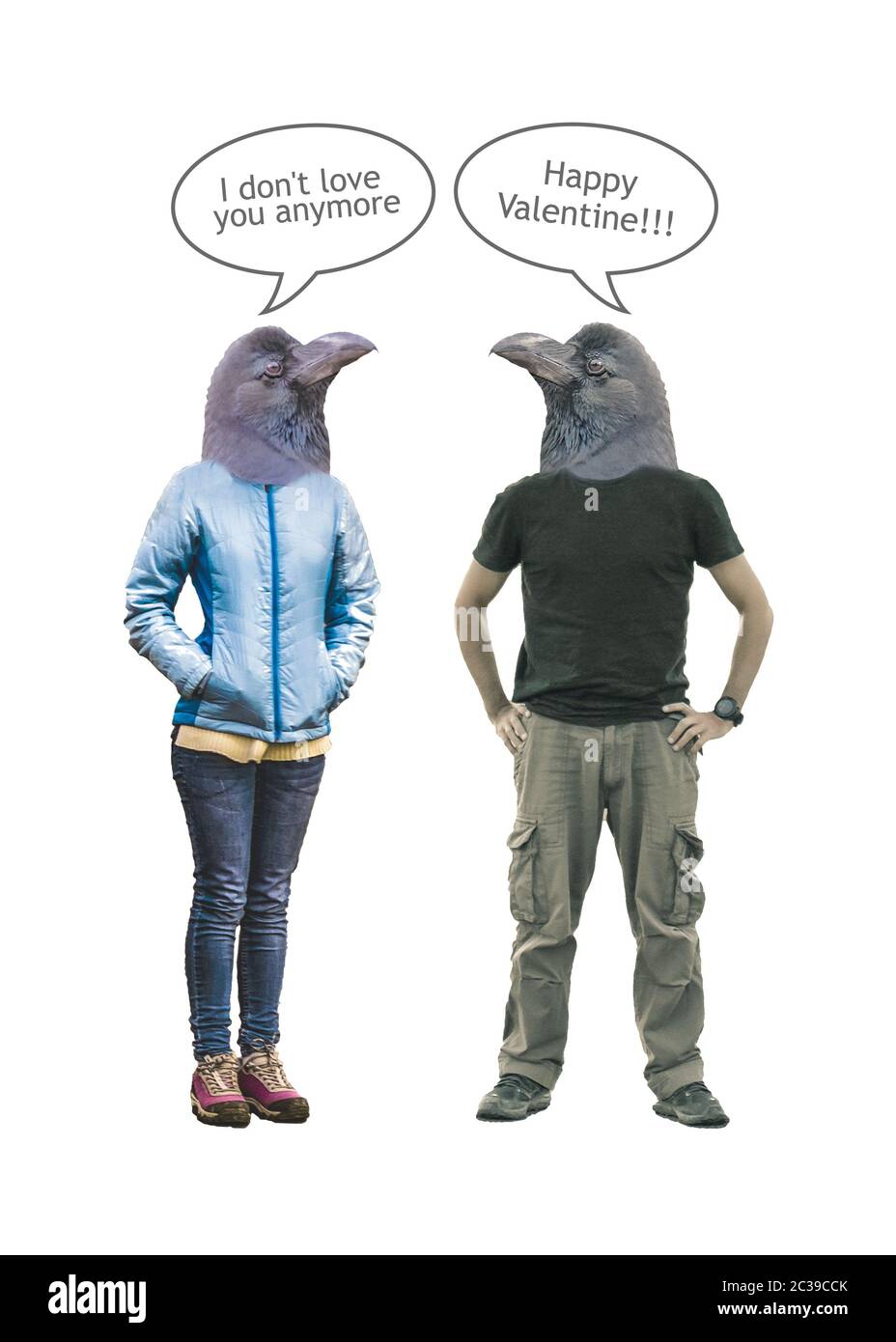 Woman birds Cut Out Stock Images & Pictures - Alamy