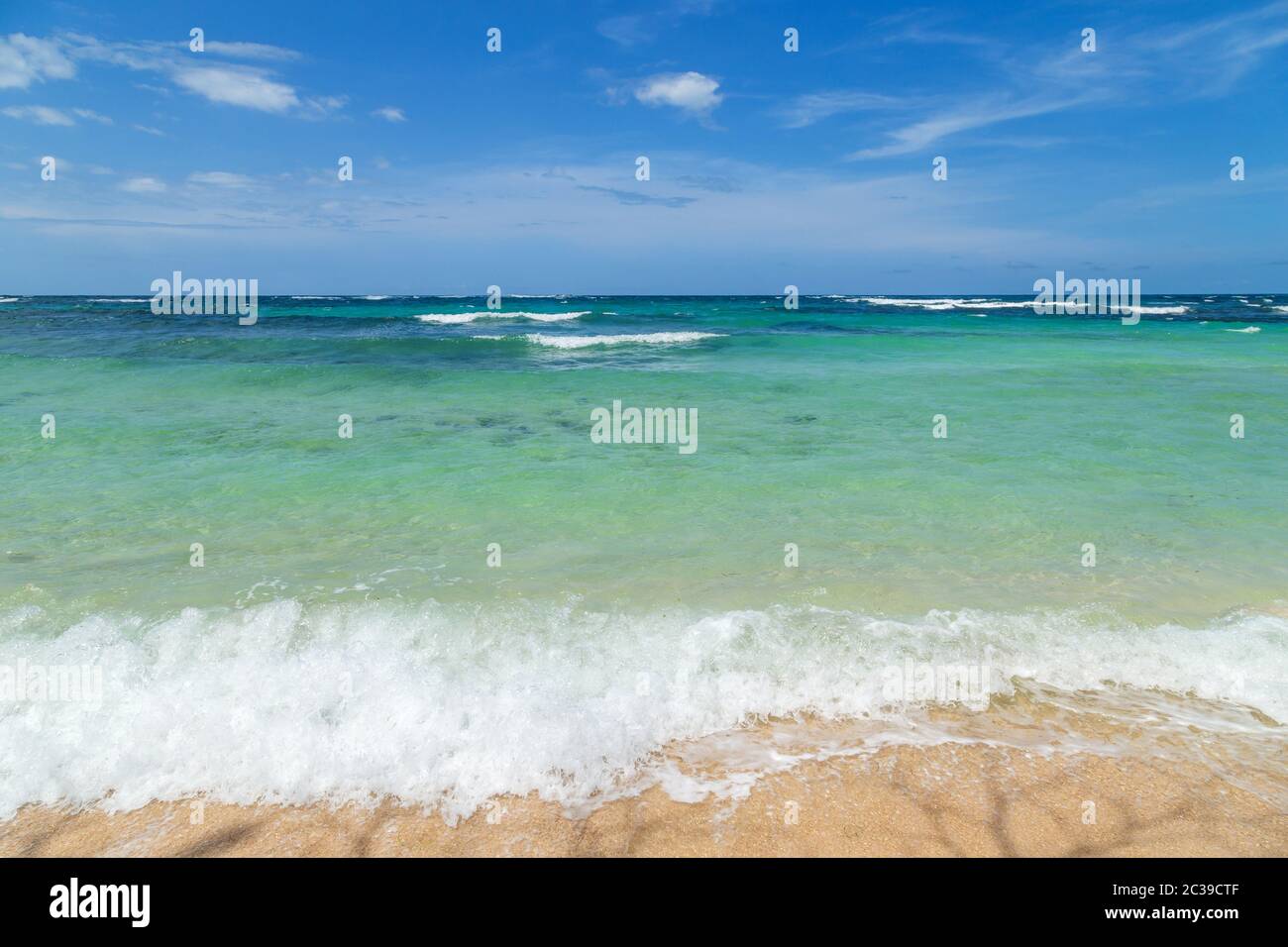 Tropical ocean atlantic beach in Panama Stock Photo - Alamy